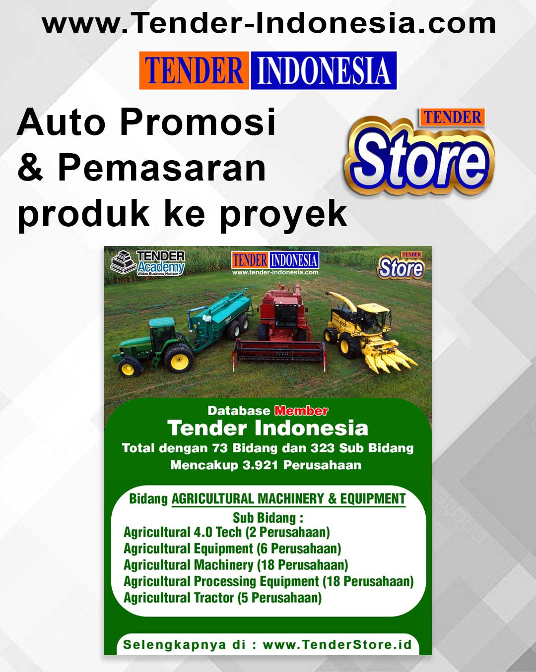 We provide complete bid / tender Information in Indonesia